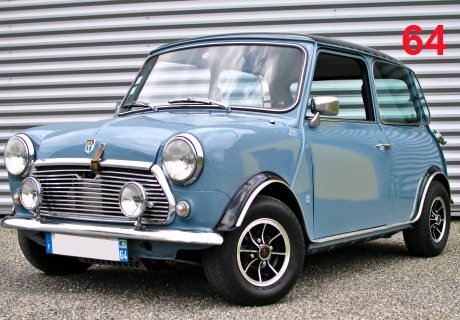 Location Austin Mini 1973 Bleu ciel 1985 Bleu Ciel Biarritz