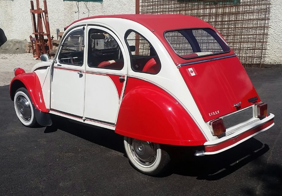 Location Citroën 2cv 1983 rouge et blanche 1983 rouge et blanche GREZY ...