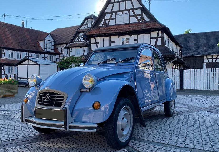 Location Citroën 2cv 1985 Bleue Céleste 1985 Bleue Céleste Westhoffen