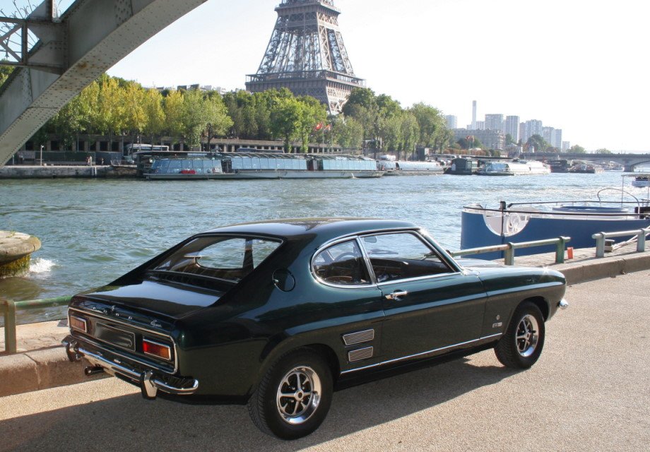 Location FORD CAPRI 1971 vert anglais 1971 vert anglais Nice