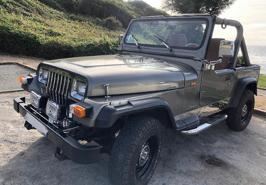 Location Jeep Wrangler Kaki pour mariage Biarritz