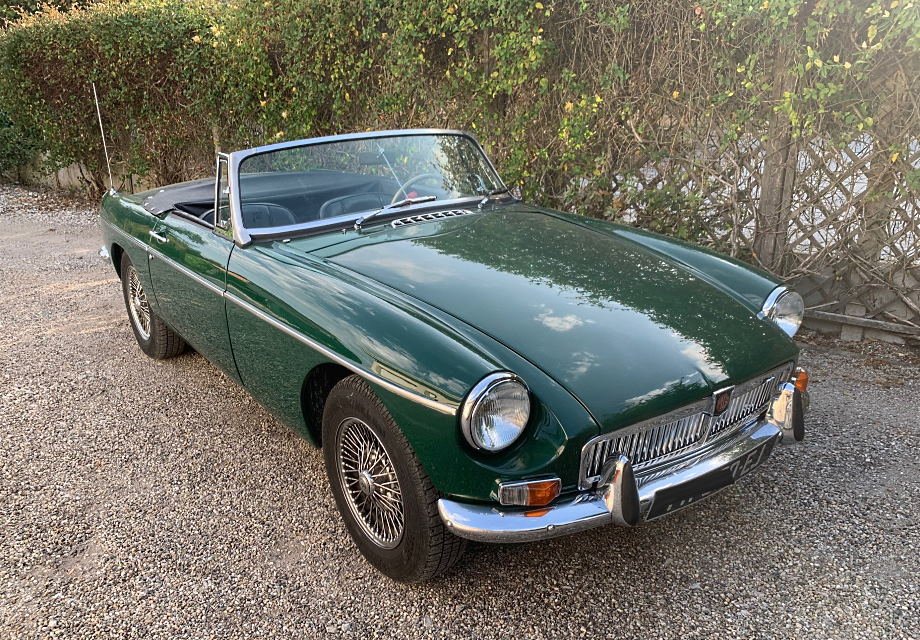 Location Mg MG B 1967 Vert anglais 1967 Vert anglais Parempuyre