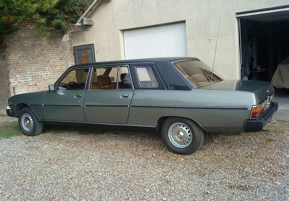 Location Peugeot 604 Limousine Heuliez 1982 1982 Gris Abbeville