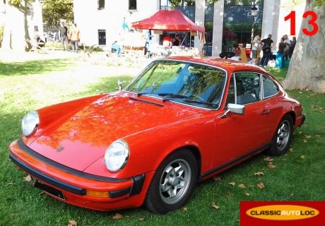 Location Porsche 911S 1974 rouge 1974 rouge Gardanne