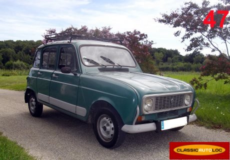 Location Renault 4 GTL 1978 Verte 1978 Verte Villeneuve sur Lot