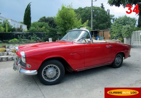 Location SIMCA ARONDE OCEANE 1957 Rouge 1957 Rouge Castelnau le lez