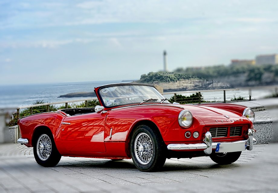 Location Triumph spitfire mk2 1966 rouge 1966 rouge saint symphorien