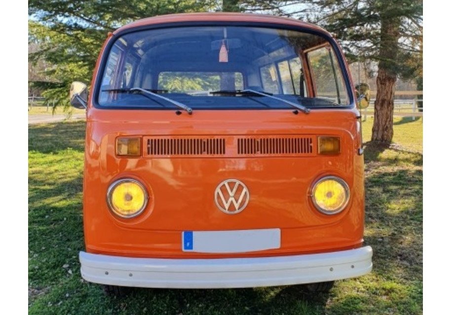Location Volkswagen Combi T2 1975 Orange 1975 Orange Meyrargues