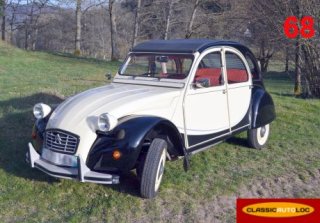 Location CITROEN 2CV 1984 Noir/Beige 1984 Noir/Beige Saint Amarin
