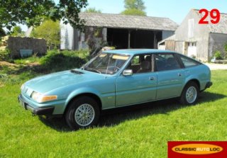 Location Rover 3500 SD1 V8 1980 bleue 1980 bleu ciel Treouergat